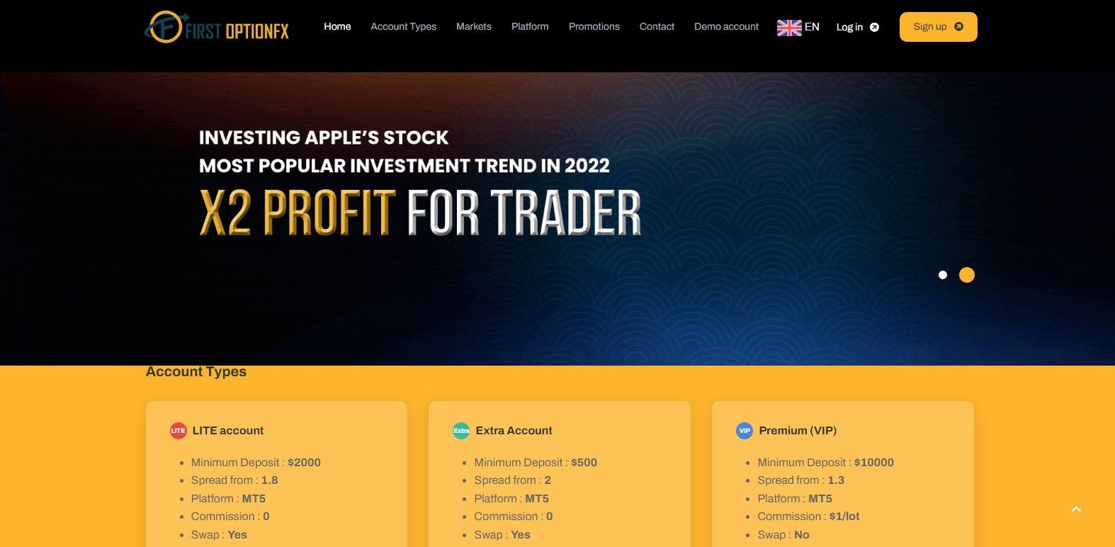 First Option FX Review (firstoptionfx.com SCAM)