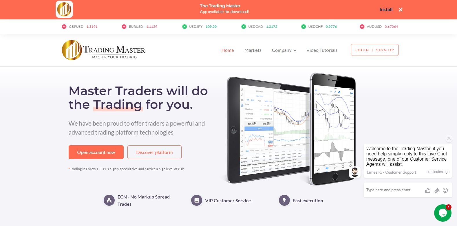 The Trading Master Review (thetradingmaster.com Scam) - Forex Broker Reviews, Trading Platform ...